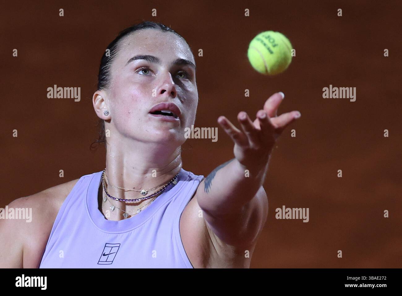 Rome, Italy. 12th May, 2025. Rome, Italy 05/12/2025: Sabalenka Arena ...
