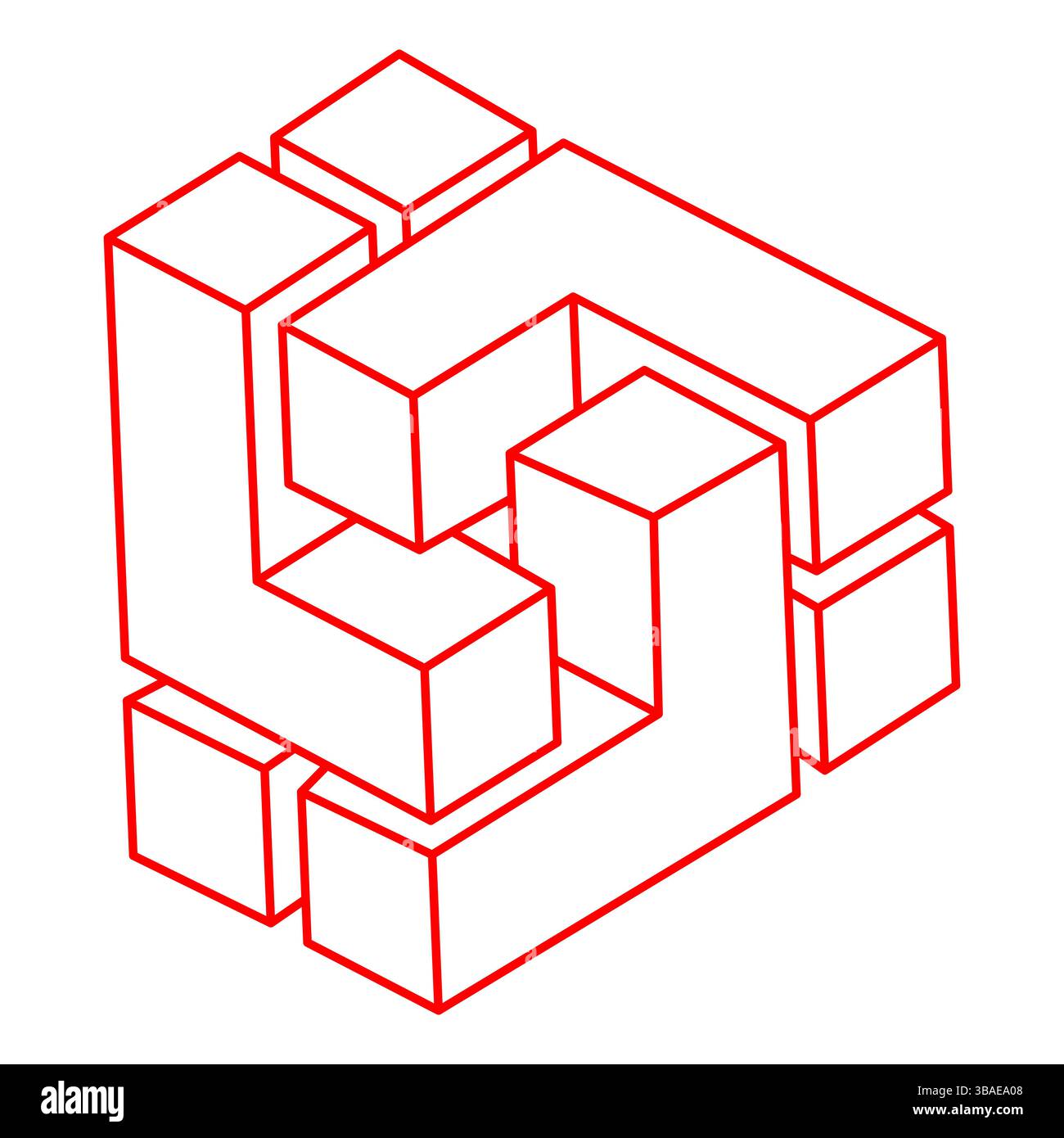 Optical Illusion Shapes Unreal Geometric Objects Vector Logo Impossible Figures Sacred