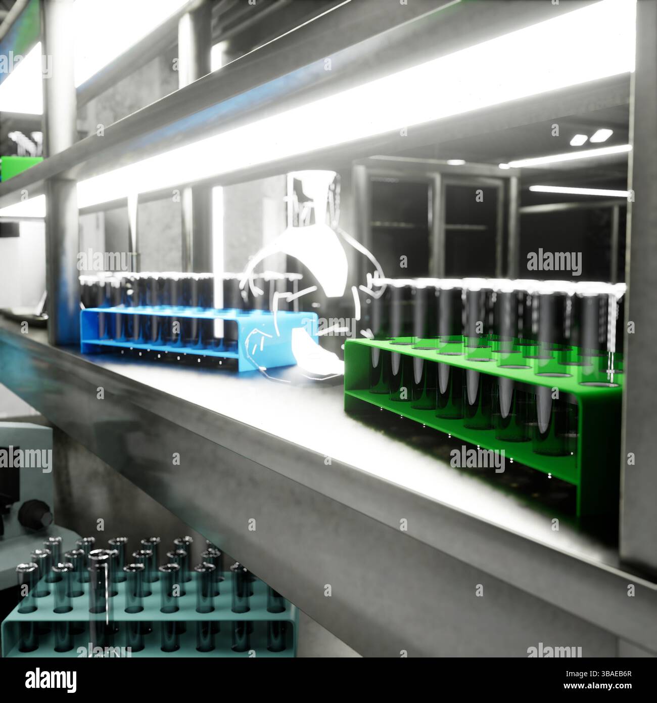 Hospital laboratory featuring sterile glass hi-res stock photography ...