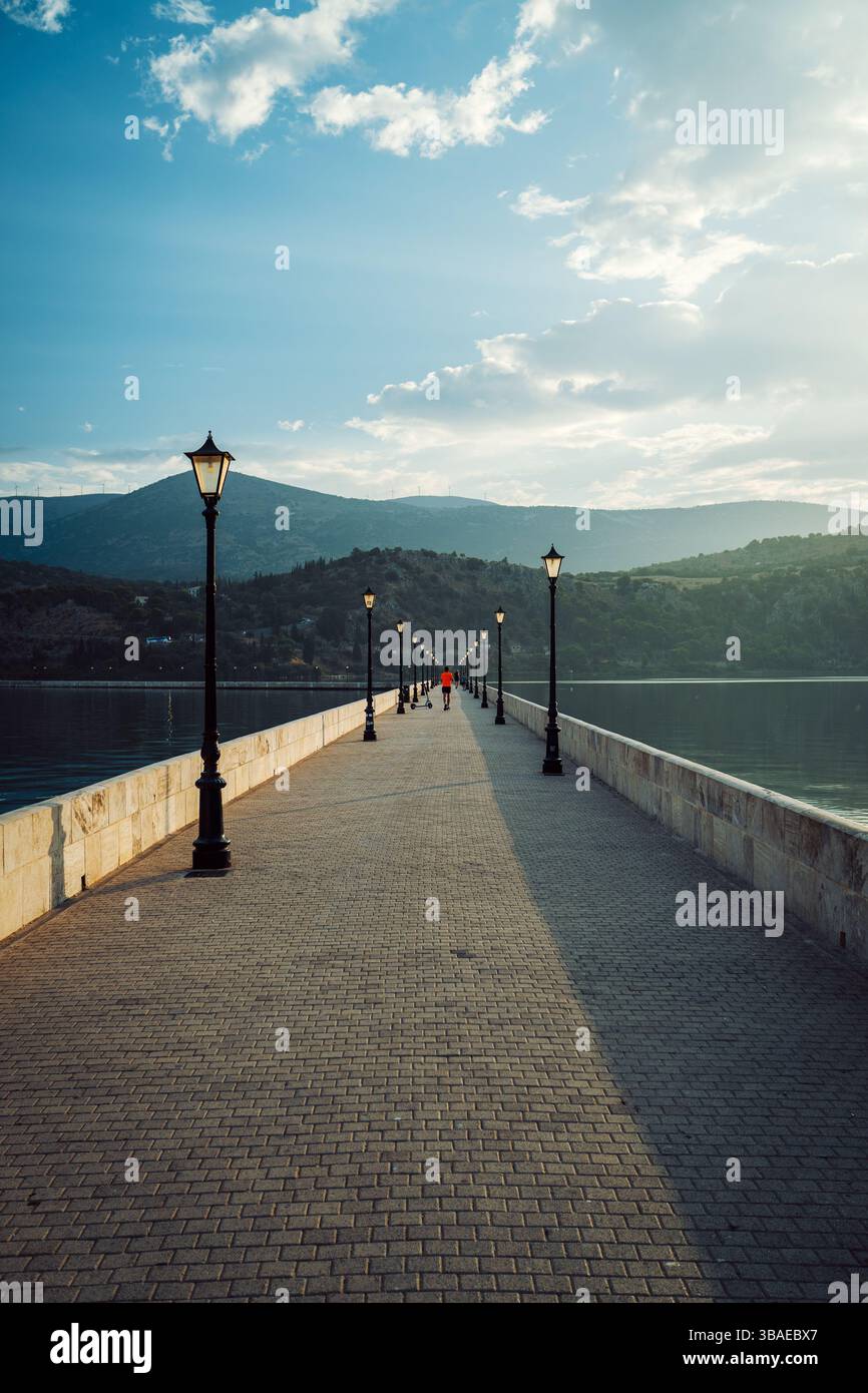 De Bosset Bridge Argostoli, Kefalonia, Greece Stock Photo - Alamy