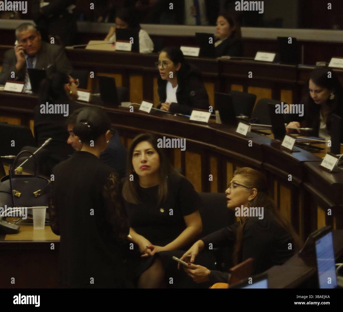 Last day of plenary sessions of the National Assembly Quito, Monday, May 12, 2025 Groups in ...