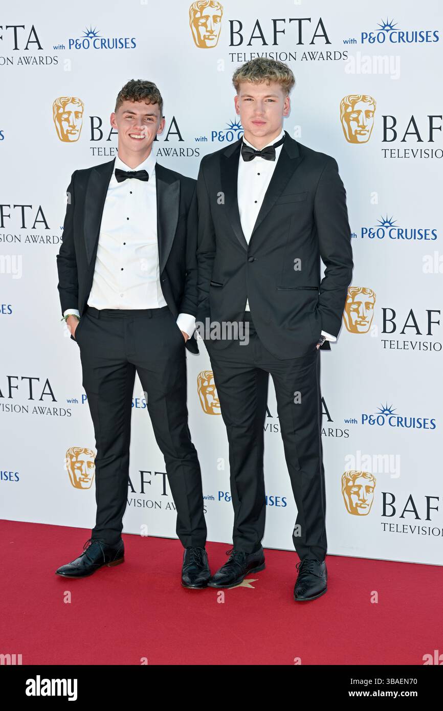 London, UK. 11th May, 2025. Alfie Watts and Owen Wood arriving at the ...