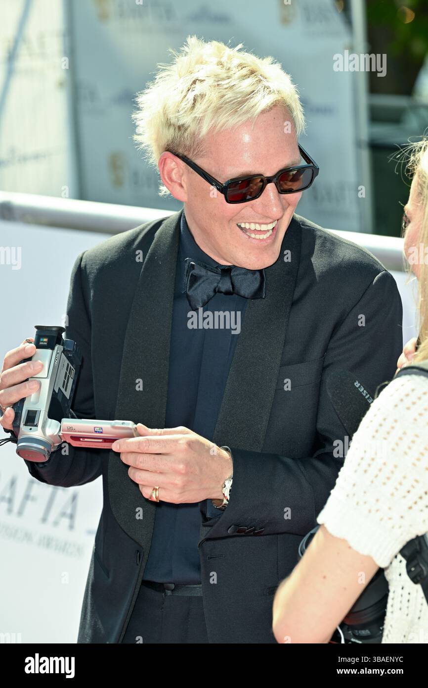 London, UK. 11th May, 2025. Jamie Laing arriving at the BAFTA ...
