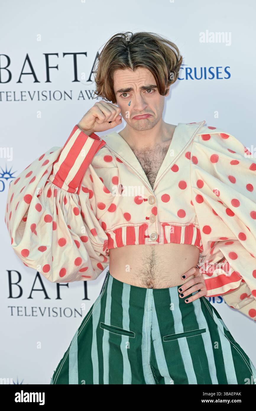 London, UK. 11th May, 2025. Luke Rollason arriving at the BAFTA ...