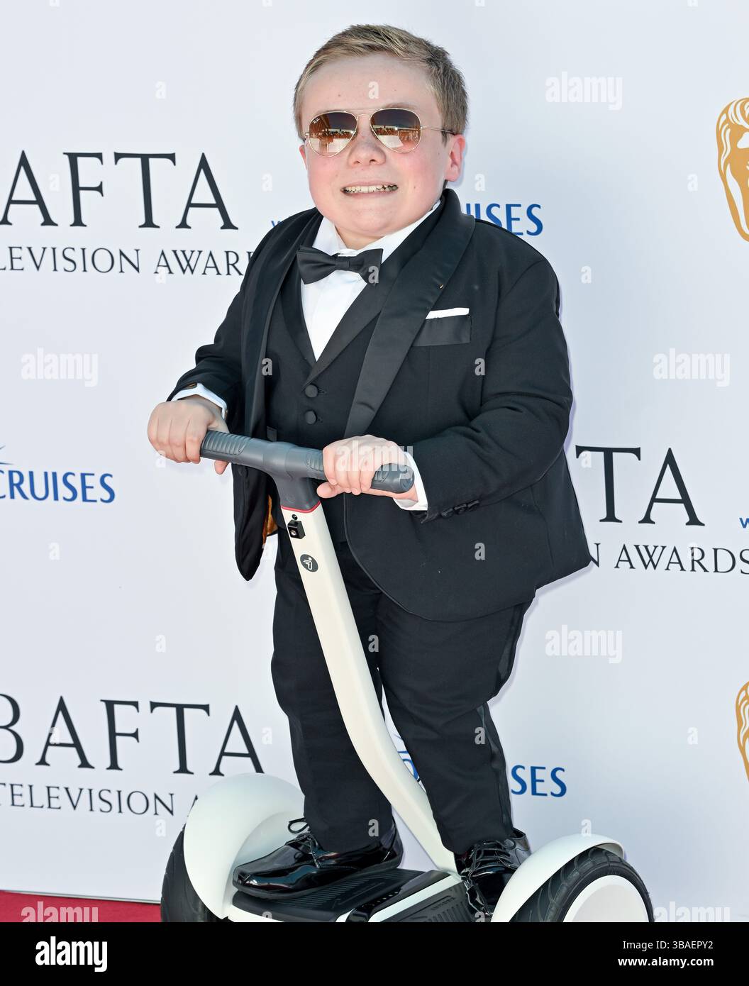 London, UK. 11th May, 2025. Lenny Rush arriving at the BAFTA Television ...