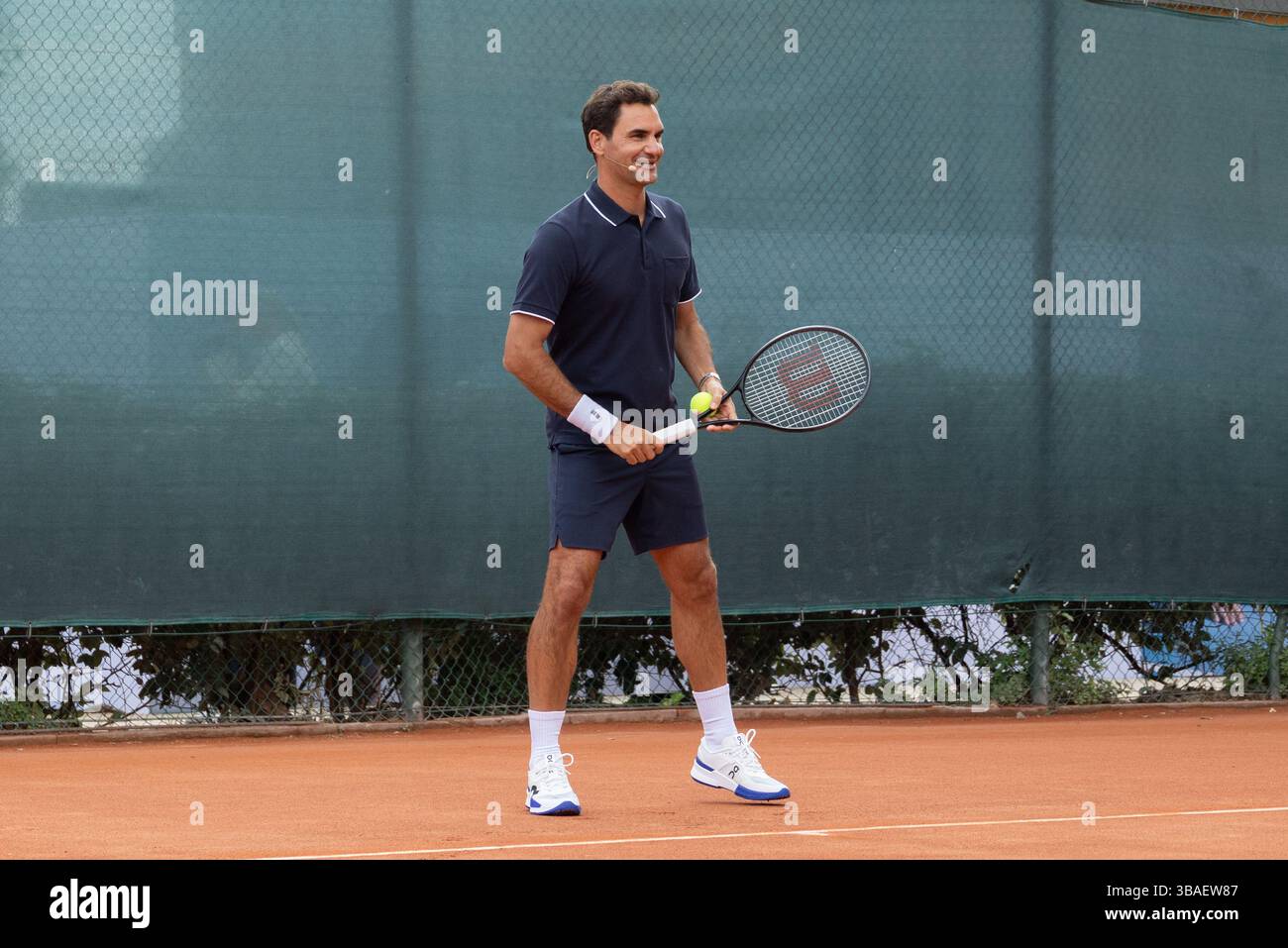 Roger Federer attends the Launch of UNIQLO Spring-Summer 2025 Roger ...