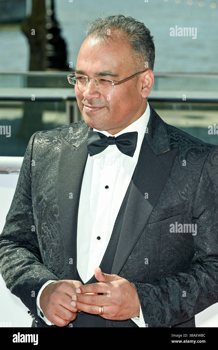 London, UK. 11th May, 2025. Krishnan Guru-Murthy arriving at the BAFTA ...