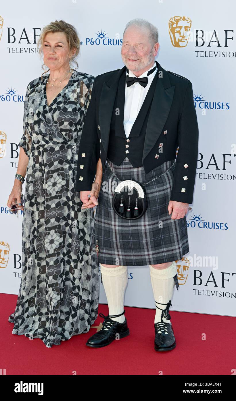 London, UK. 11th May, 2025. Robyn Malcolm and Peter Mullan arriving at ...