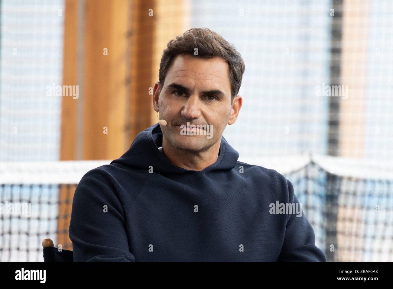 Paris, France. 12th May, 2025. Roger Federer attends the Launch of ...