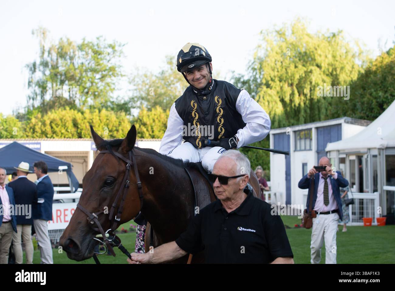 Windsor, Berkshire, UK. 12th May, 2025. Horse BUCCABAY ridden by jockey ...