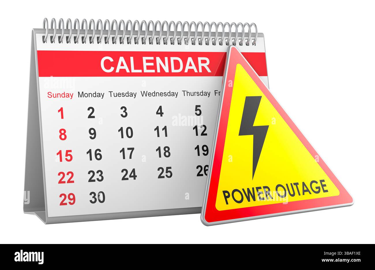 Blackout schedule Cut Out Stock Images & Pictures - Alamy