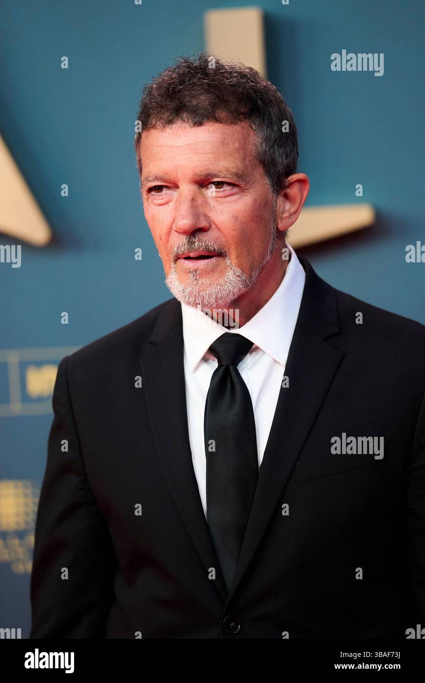 Madrid. Spain. 20250512, Antonio Banderas attends Talia Awards 2025 red carpet at Fernando ...