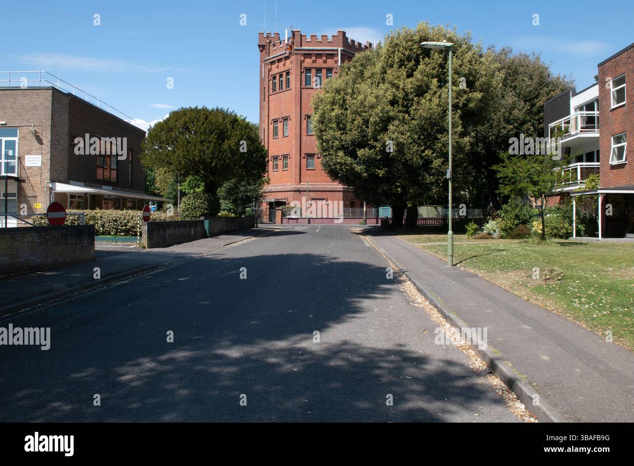 Water Tower in New Milton, Hampshire, England Stock Photo - Alamy