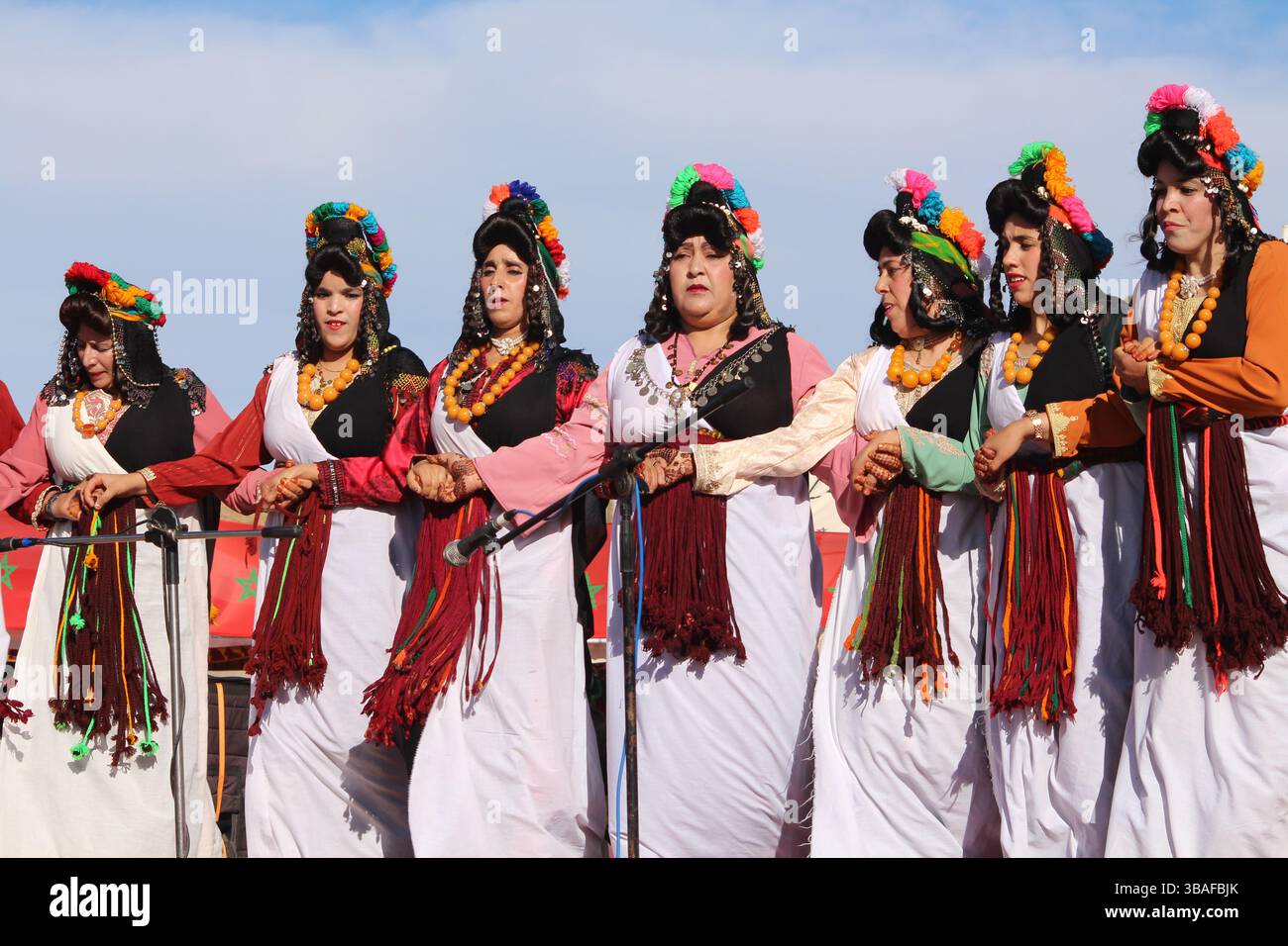 Kelaat Mgouna - Morocco. 05-05-2025. Moroccan Berber women dancing and ...
