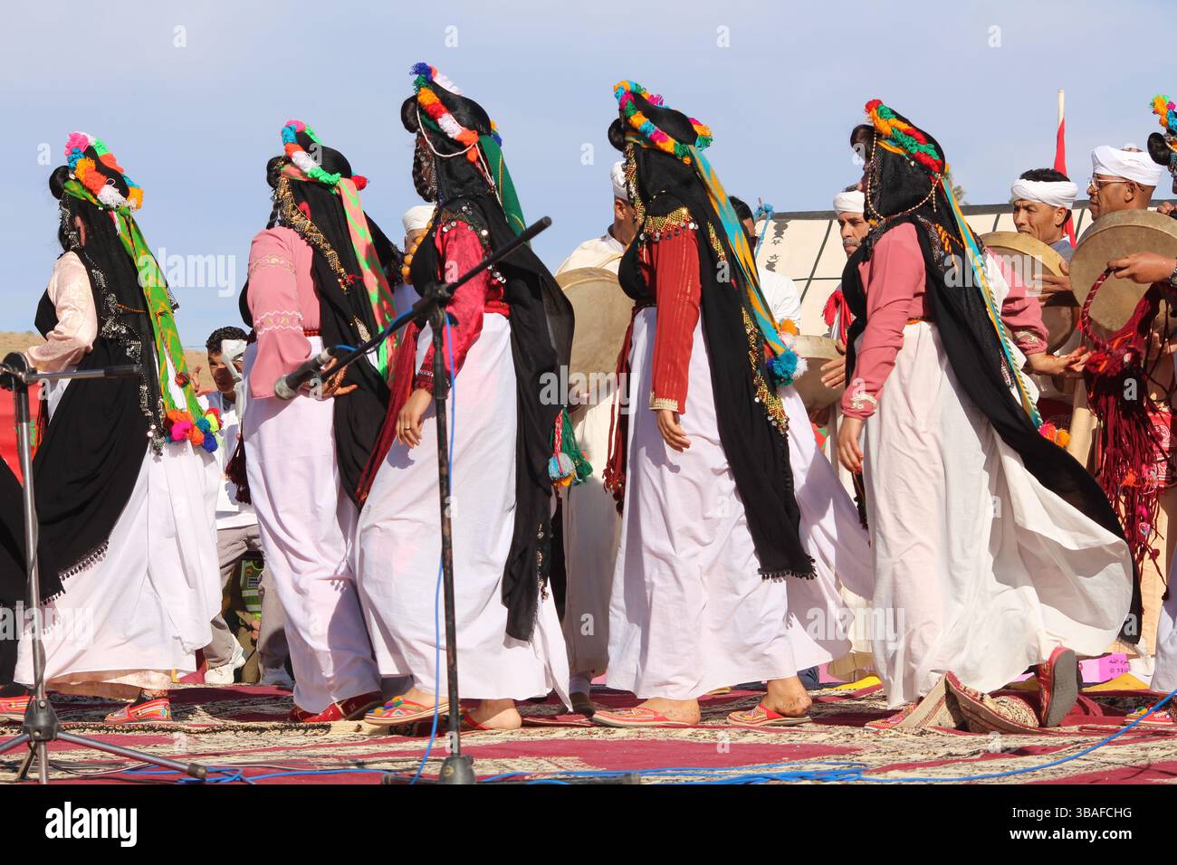 Kelaat Mgouna - Morocco. 05-05-2025. Moroccan Berber women dancing and ...