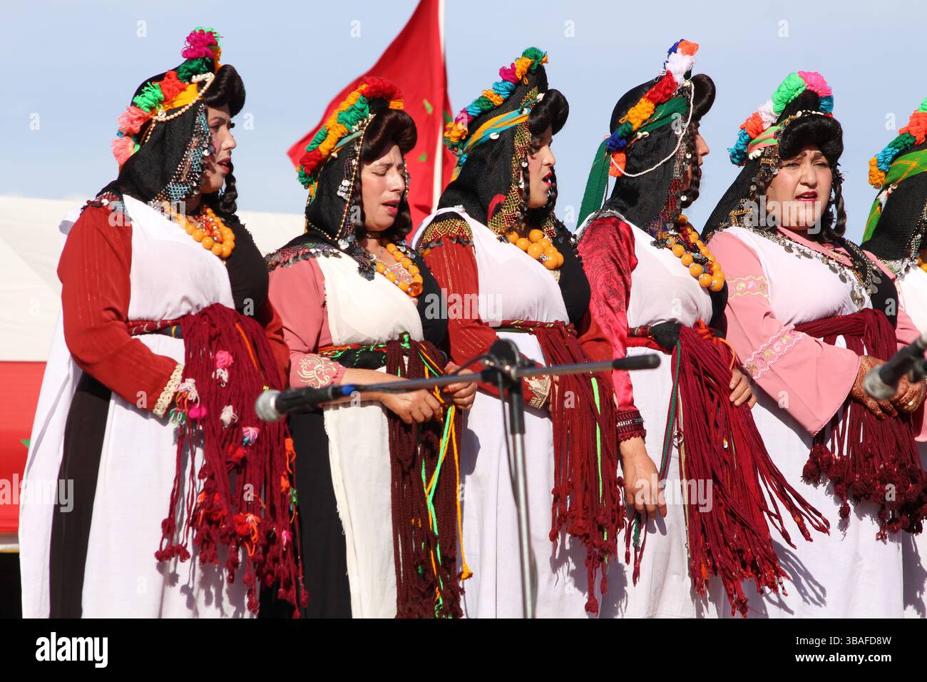Kelaat Mgouna - Morocco. 05-05-2025. Moroccan Berber women dancing and ...