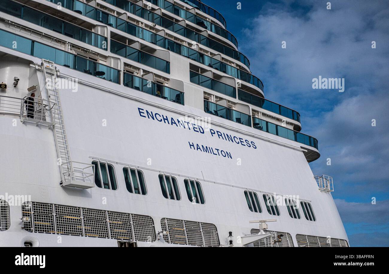 ANTIGUA, WEST INDIES - February 3, 2025: Enchanted Princess in Antigua ...