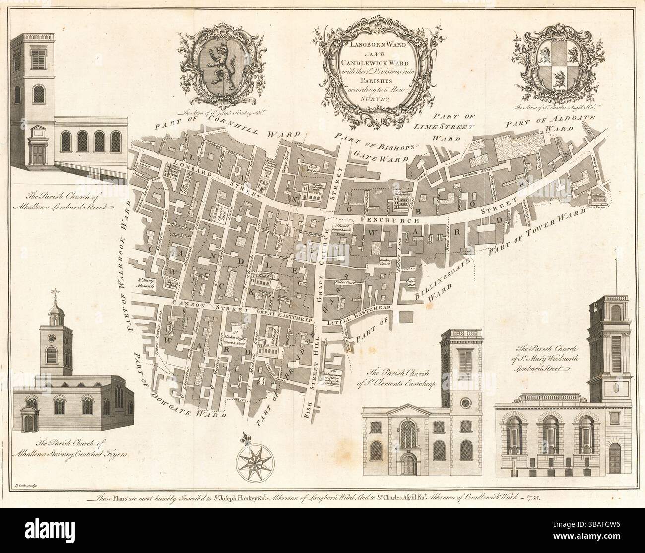 Breadstreet Ward and Cordwainers Ward with their Divisions into ...