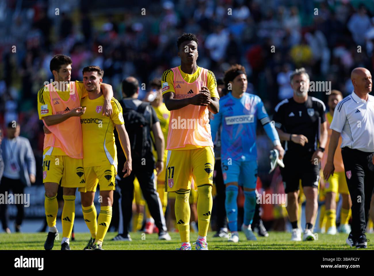 John Mercado seen during Liga Portugal game between teams of CF Estrela ...