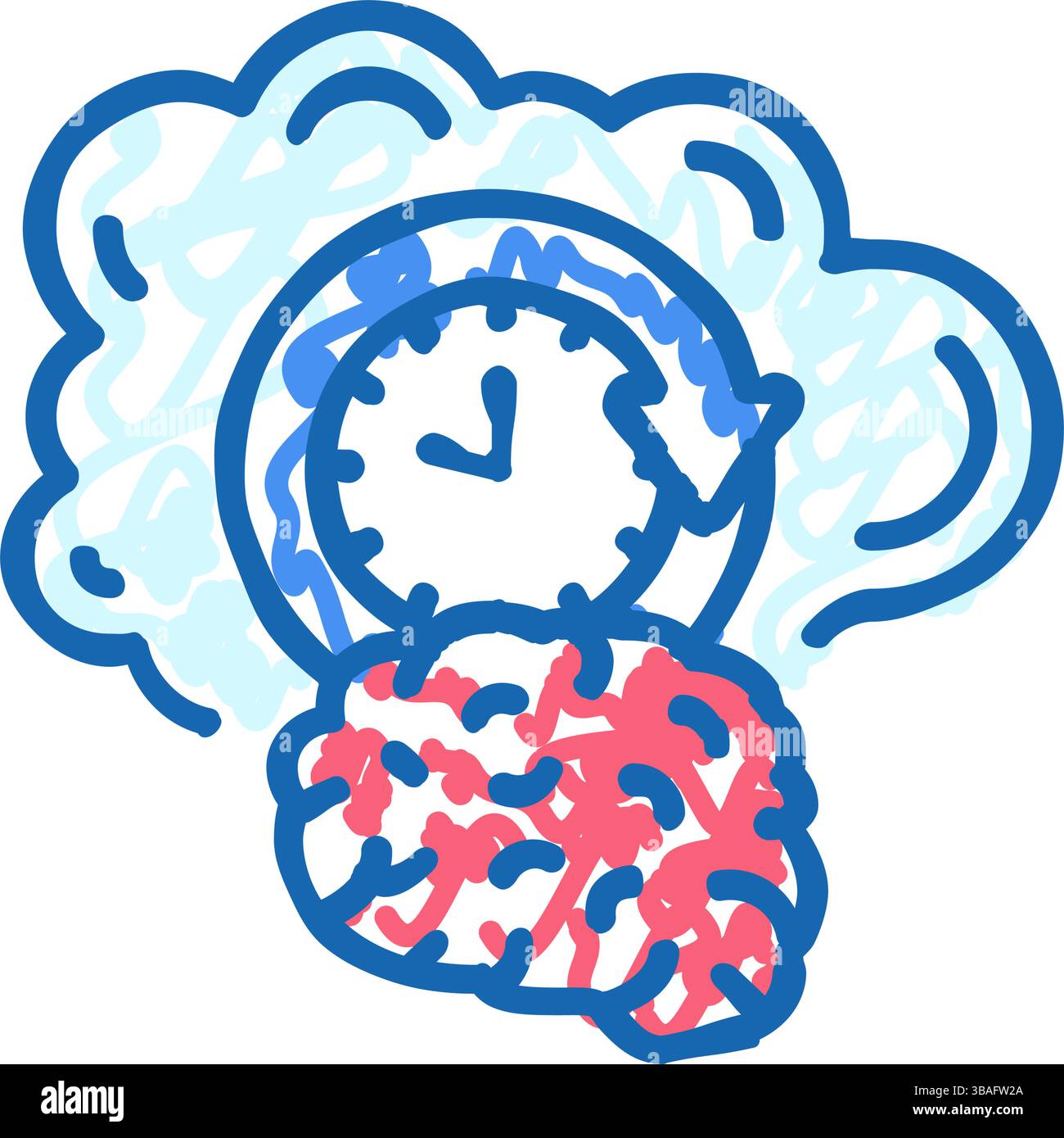 memory brain icon doodle illustration Stock Vector Image & Art - Alamy