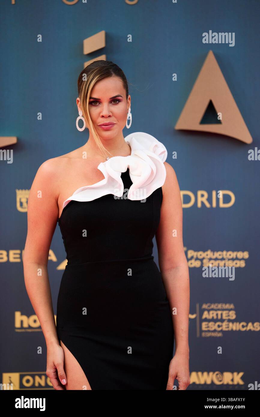 Raquel Arias attends Talia Awards 2025 red carpet at Fernando Fernan ...