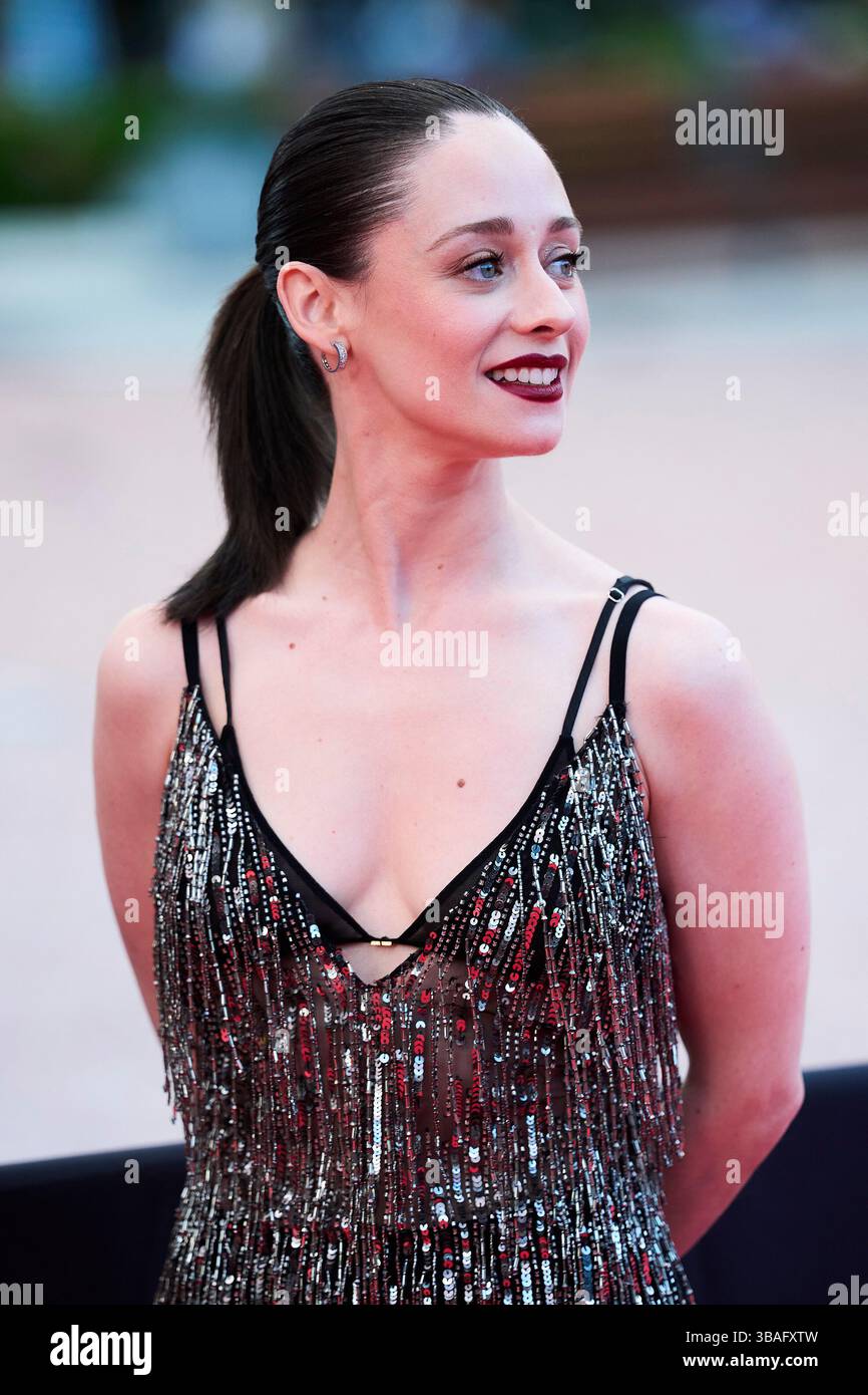 Elena Rivera attends Talia Awards 2025 red carpet at Fernando Fernan Gomez Theatre on May 12 ...