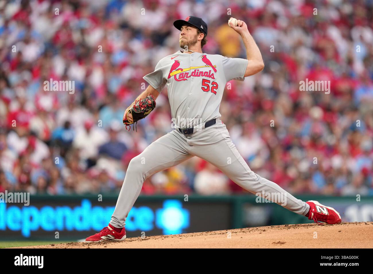 St. Louis Cardinals' Matthew Liberatore pitches during the second ...