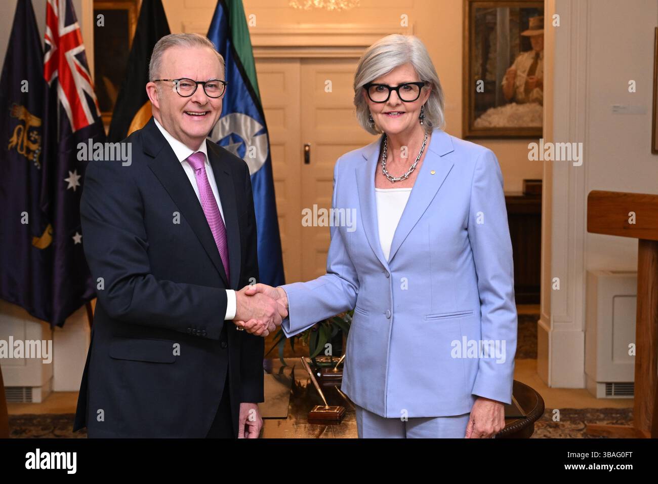 Canberra, Australia. 13th May, 2025. Australian Prime Minister Anthony ...