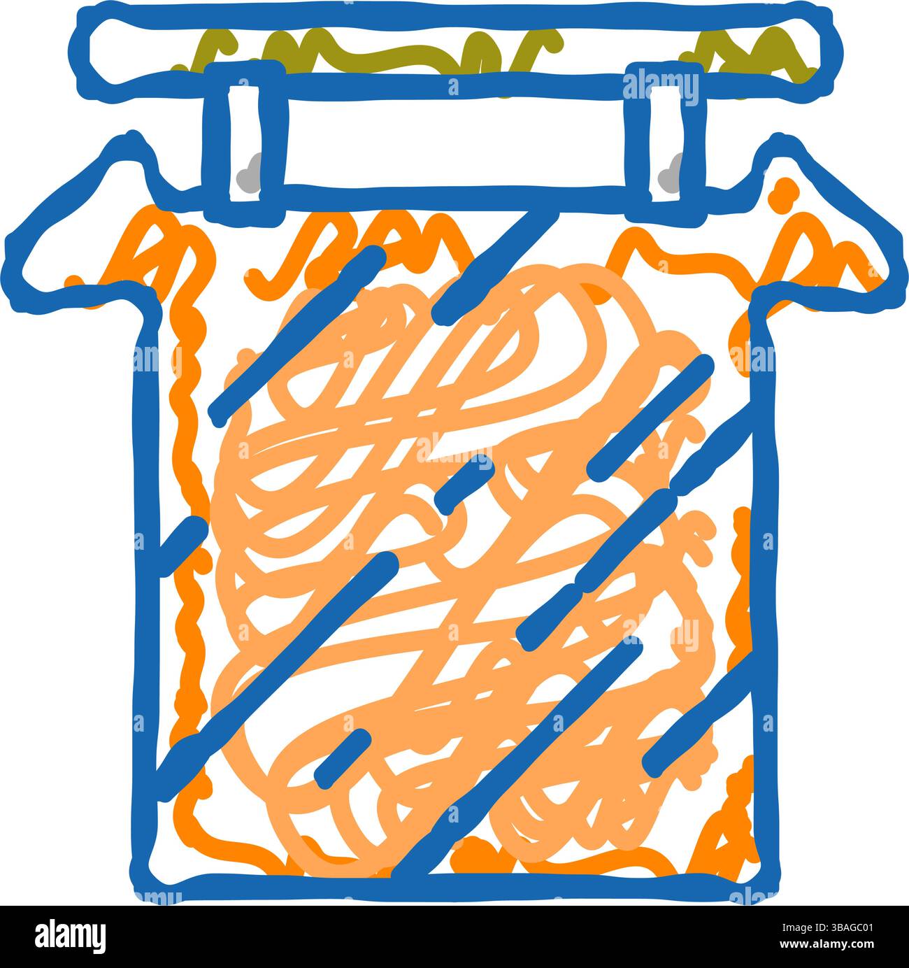 anodes copper cast doodle icon sketch vector. anodes copper cast sign ...