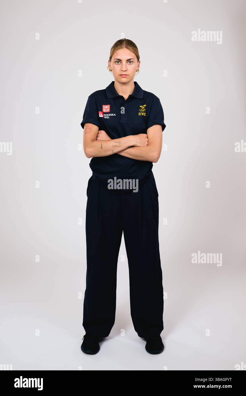 250512 Ice hockey athlete Ida Boman of Sweden poses for a portrait ...