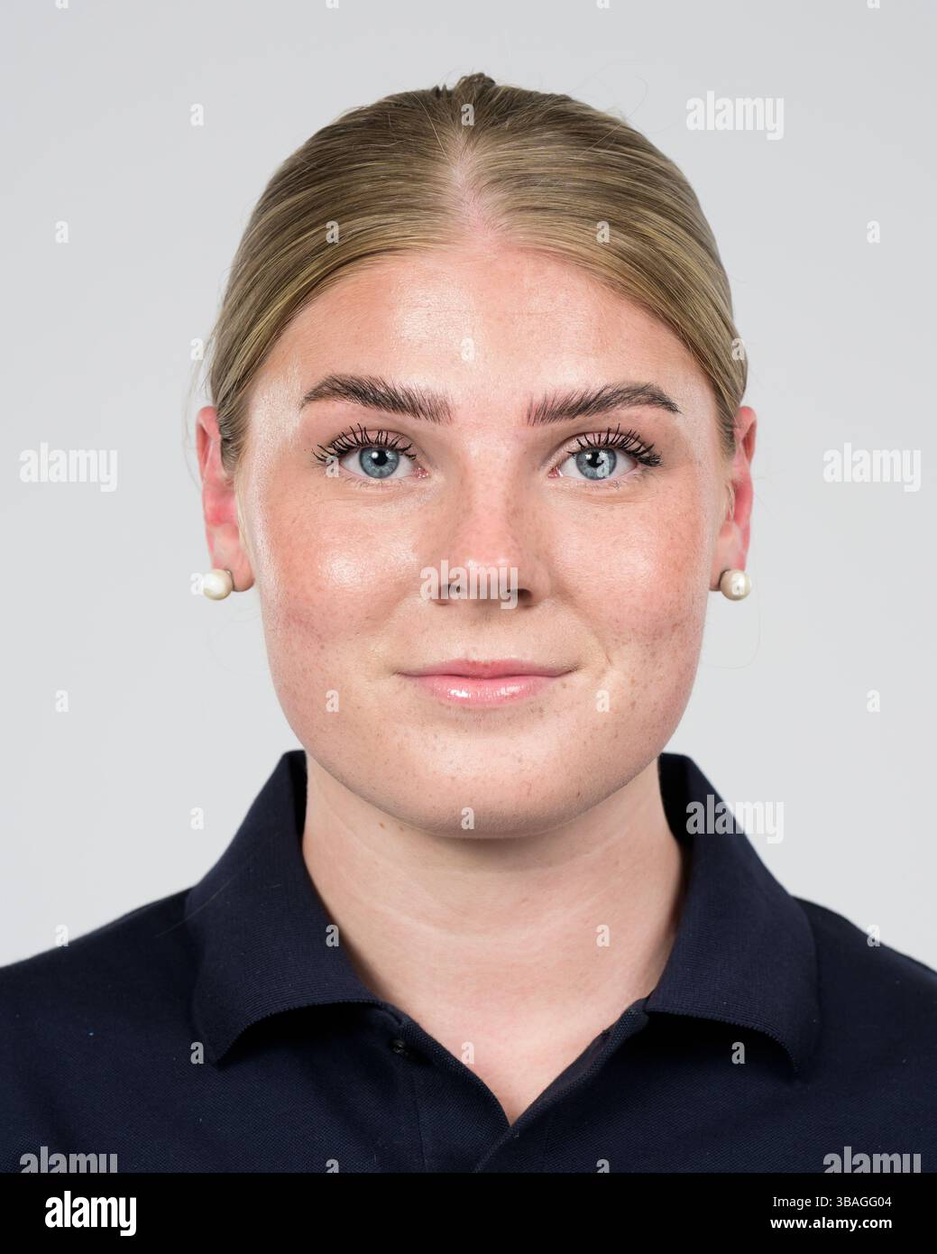 250512 Ice hockey athlete Lova Blom of Sweden poses for a portrait ...