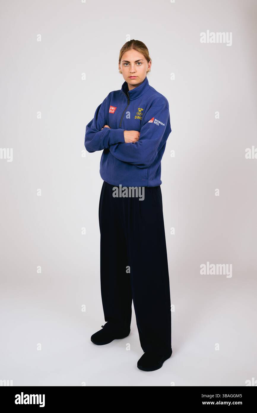 250512 Ice hockey athlete Ida Boman of Sweden poses for a portrait ...
