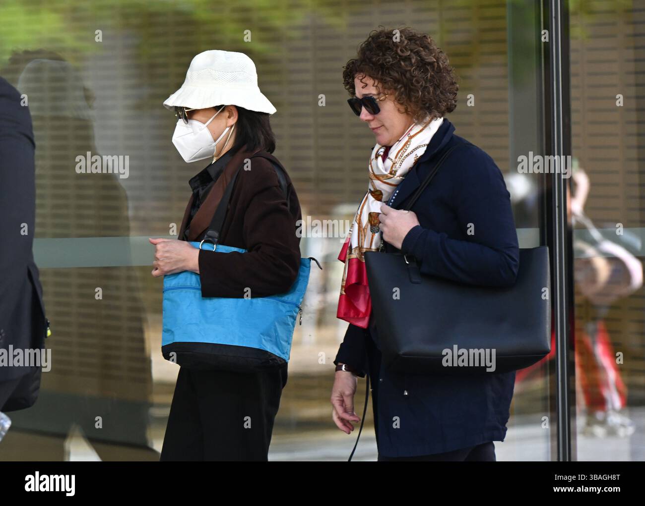 Brisbane, Australia. 13th May, 2025. Rongmei Yan (left) mother of ...