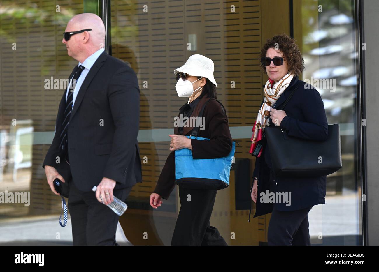 Brisbane, Australia. 13th May, 2025. Rongmei Yan (centre) mother of ...