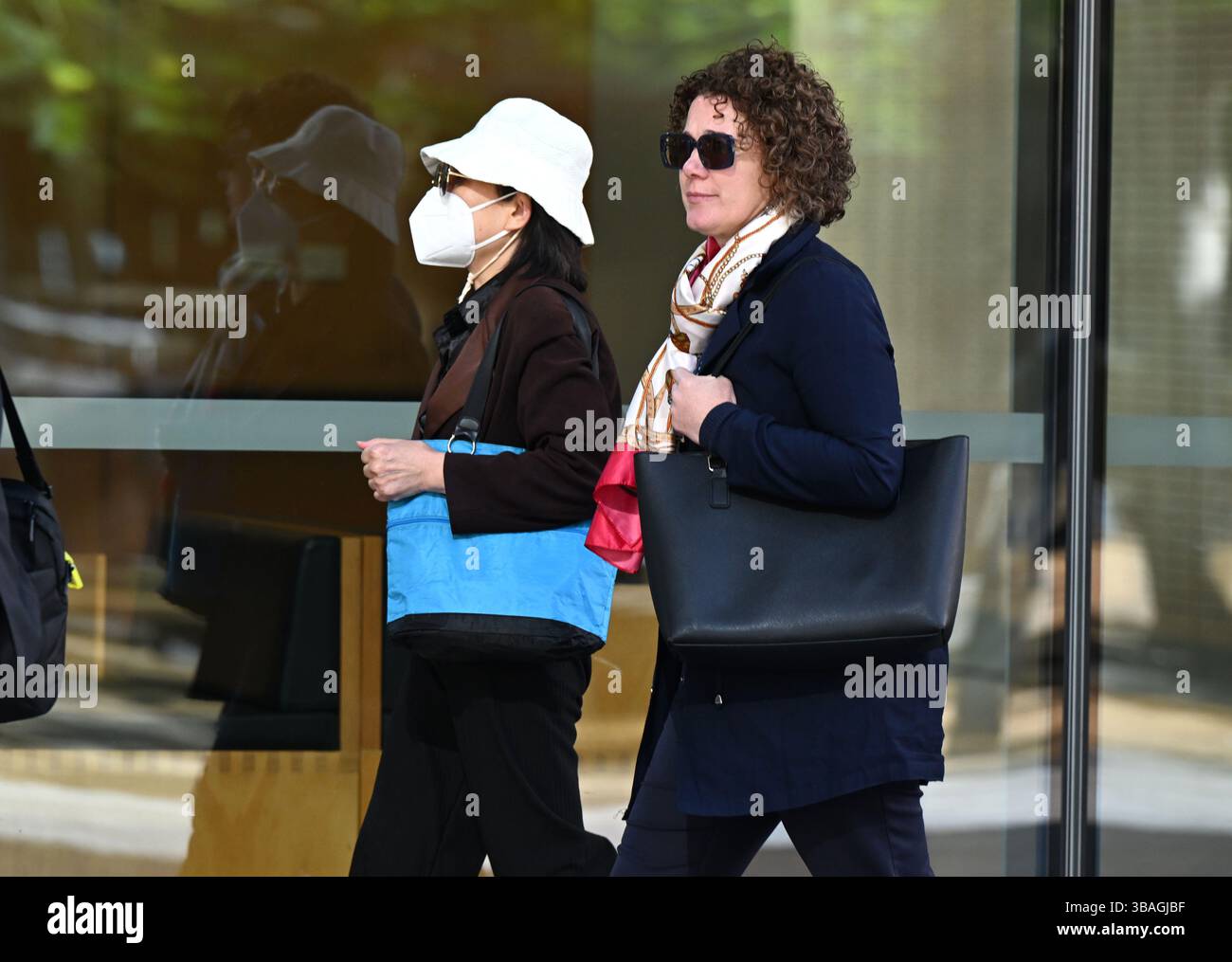 Brisbane, Australia. 13th May, 2025. Rongmei Yan (left) mother of ...