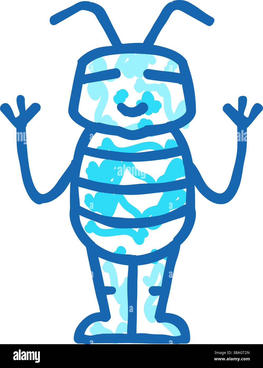 little monster cute icon doodle illustration Stock Vector Image & Art ...