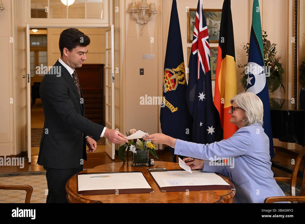 Canberra, Australia. 13th May, 2025. Australian Aged Care Minister Sam ...