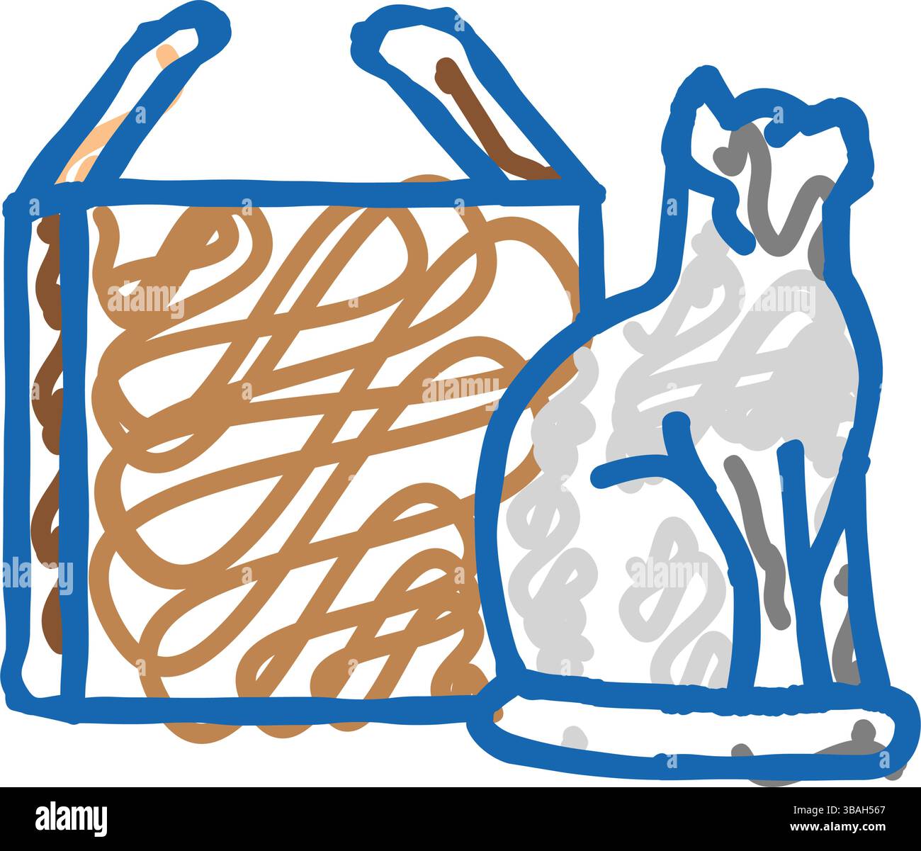 near preposition english icon doodle illustration Stock Vector Image ...