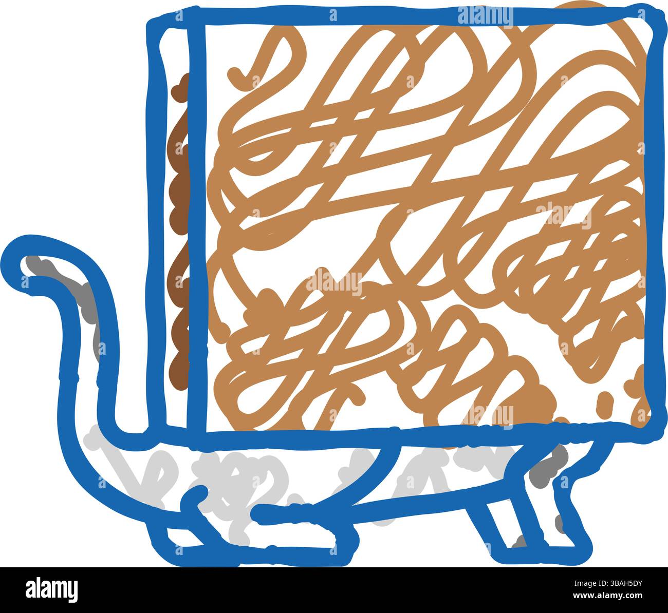 under preposition english icon doodle illustration Stock Vector Image ...