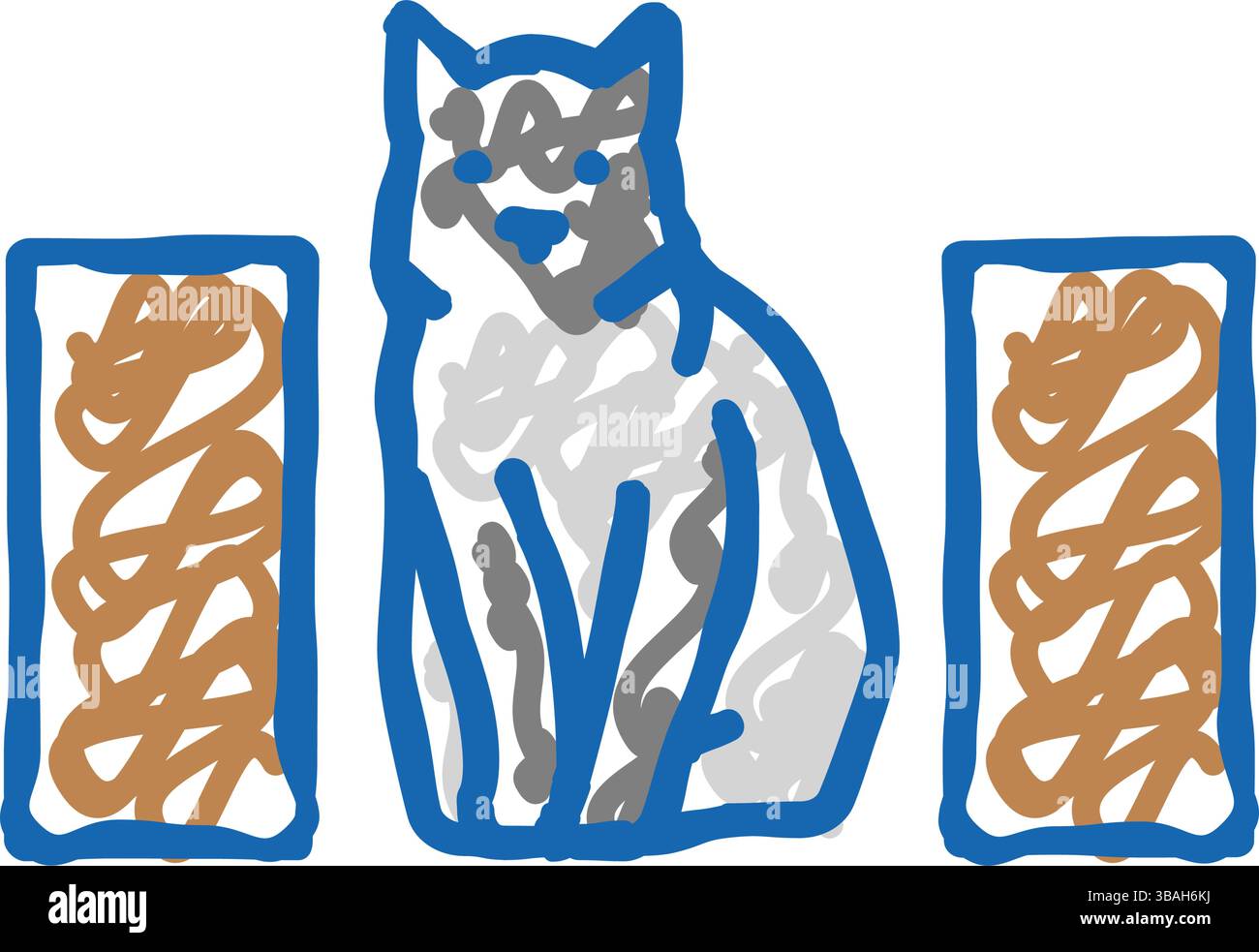 between preposition english icon doodle illustration Stock Vector Image ...