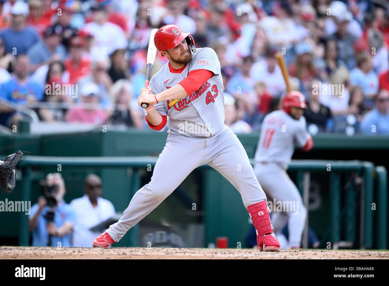 St. Louis Cardinals' Pedro Pages in action during a baseball game ...