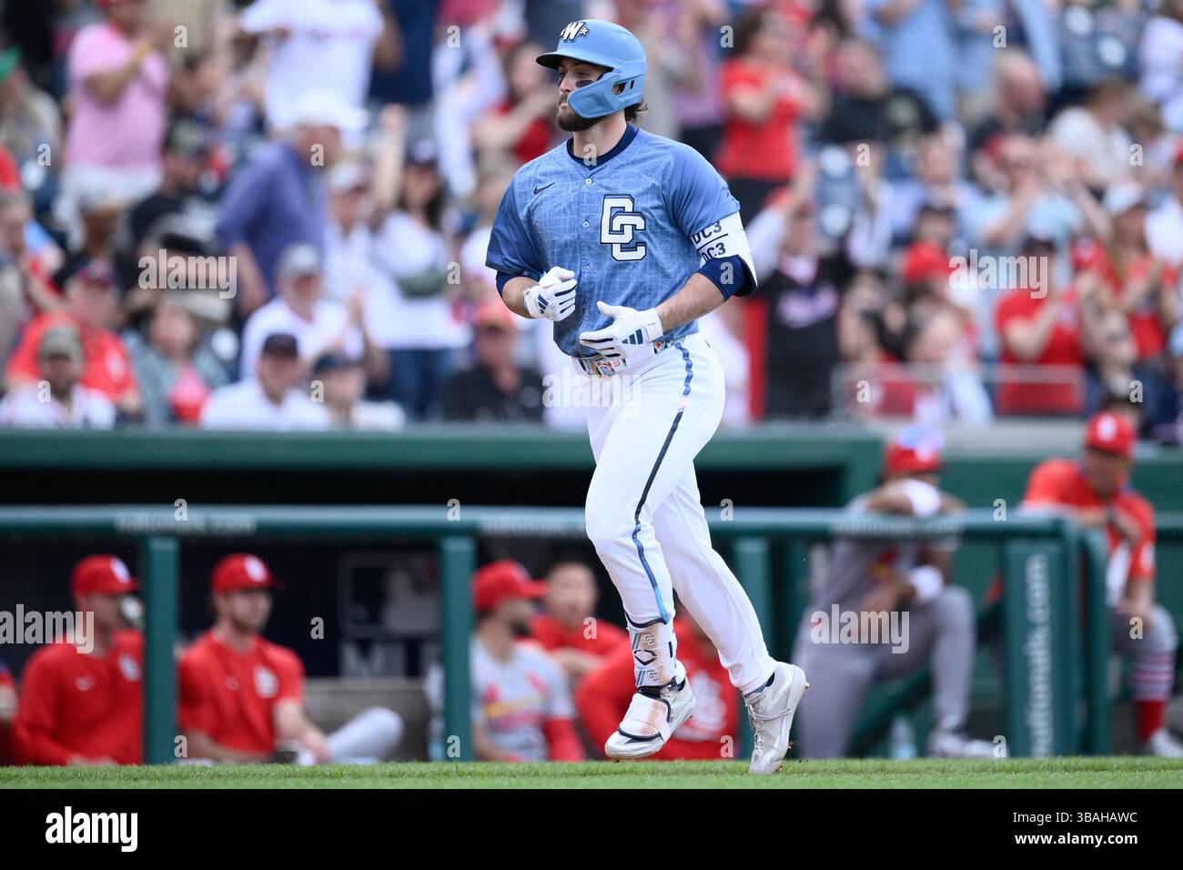Washington Nationals' Dylan Crews in action during a baseball game ...