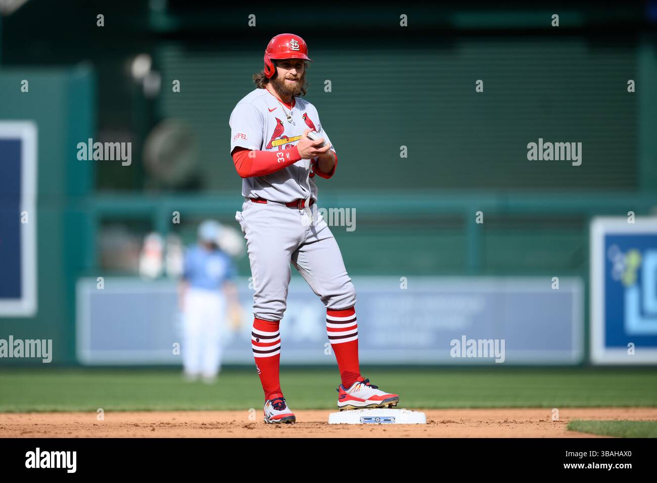 St. Louis Cardinals' Brendan Donovan in action during a baseball game ...