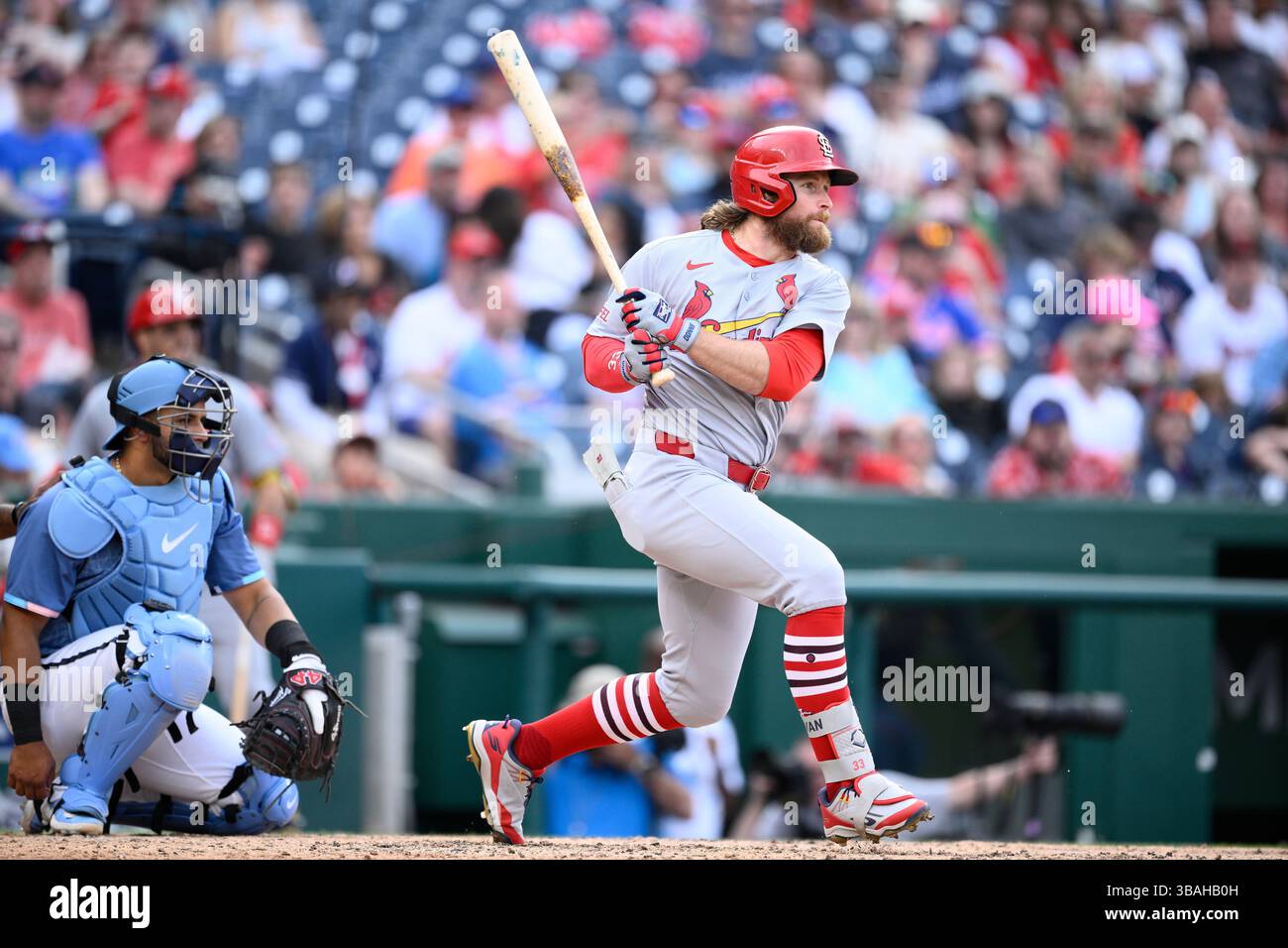 St. Louis Cardinals' Brendan Donovan in action during a baseball game ...