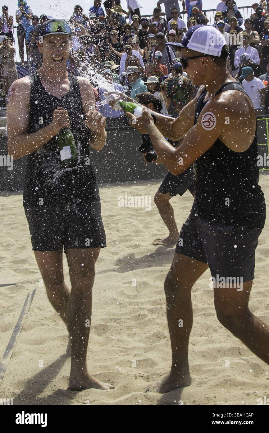 Huntington Beach, California, USA. 11th May, 2025. Andy Benesh and ...