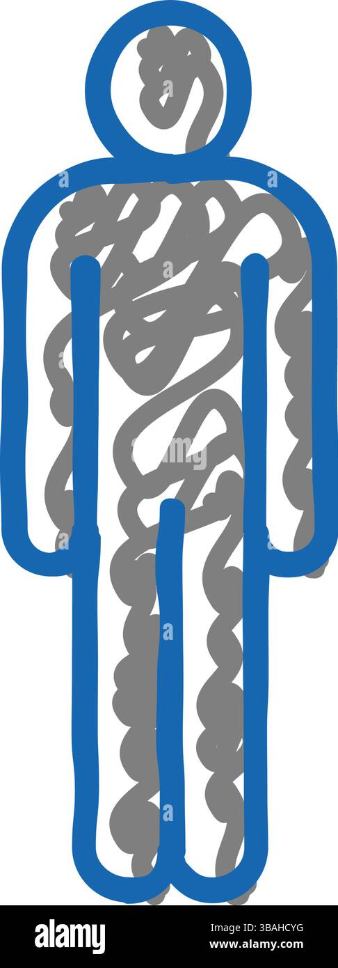 stand man people icon doodle illustration Stock Vector Image & Art - Alamy