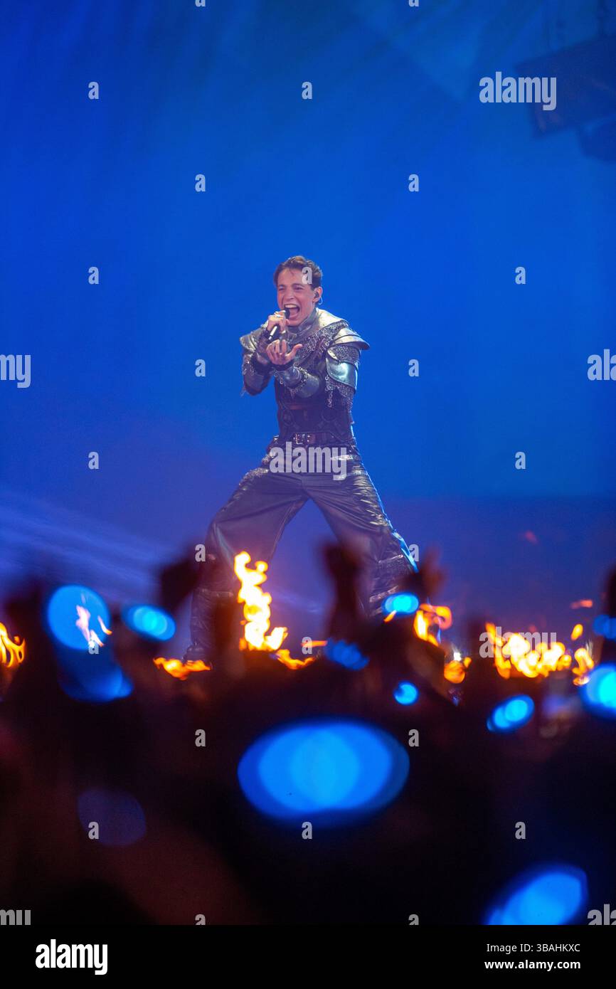 Kyle Alessandro of Norway during the Eurovision Song Contest 2025 ...