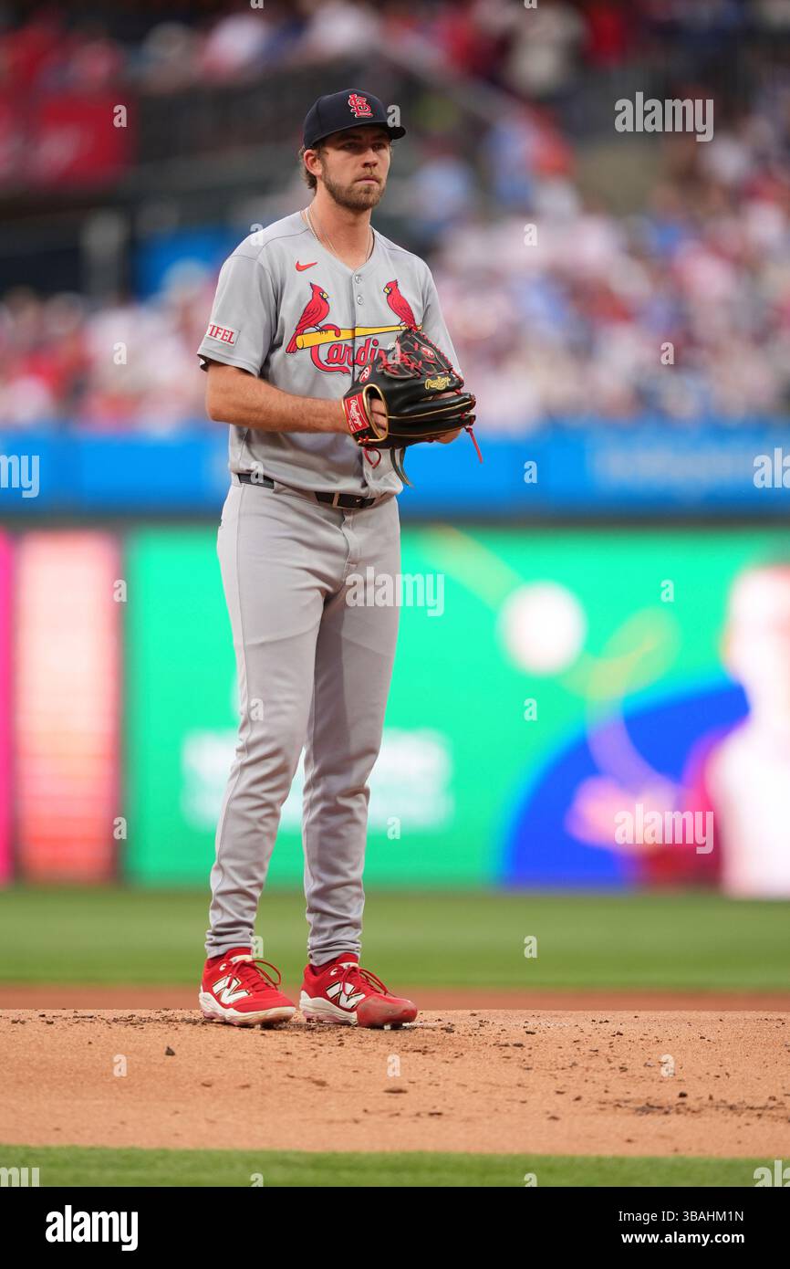 St. Louis Cardinals' Matthew Liberatore plays during a baseball game ...