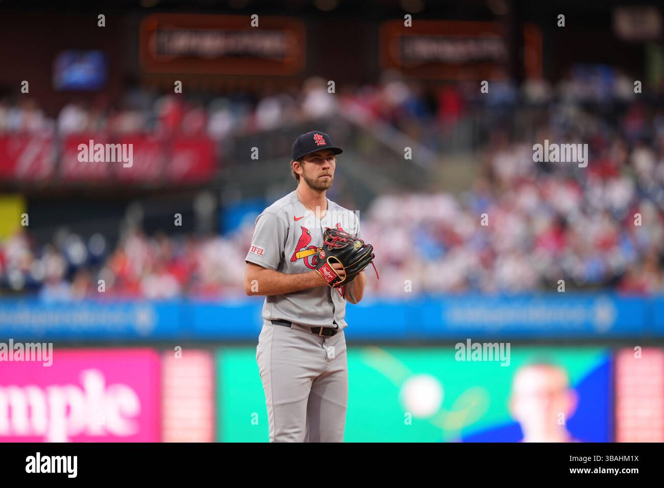 St. Louis Cardinals' Matthew Liberatore plays during a baseball game ...