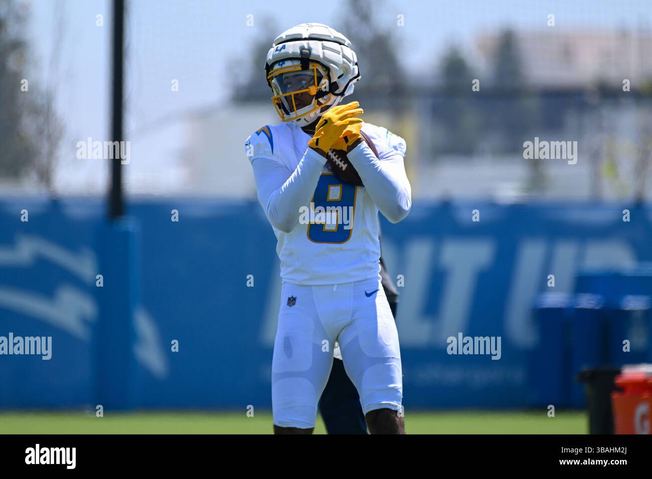 Los Angeles Chargers wide receiver Tre Harris (9) during Los Angeles ...